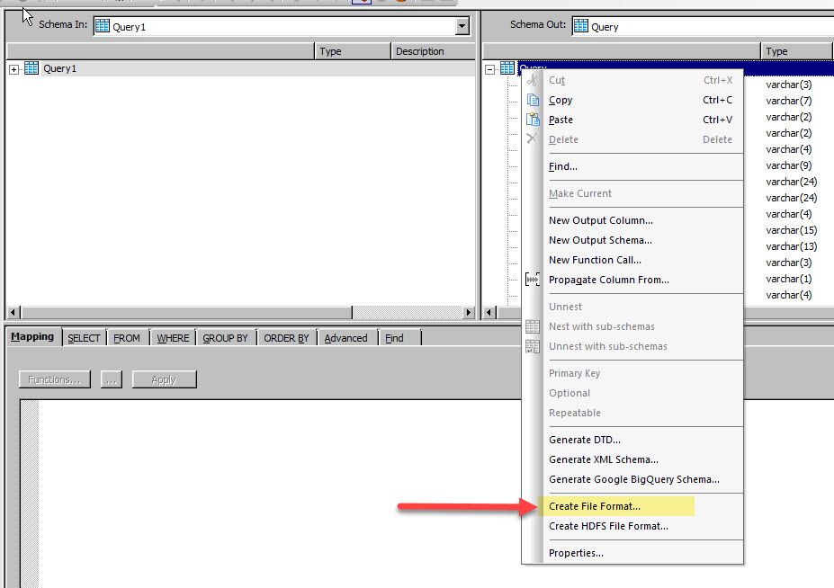 Discover Bi Dynamically Generate A Target Flat File Format From Dataflow In Sap Bods Designer