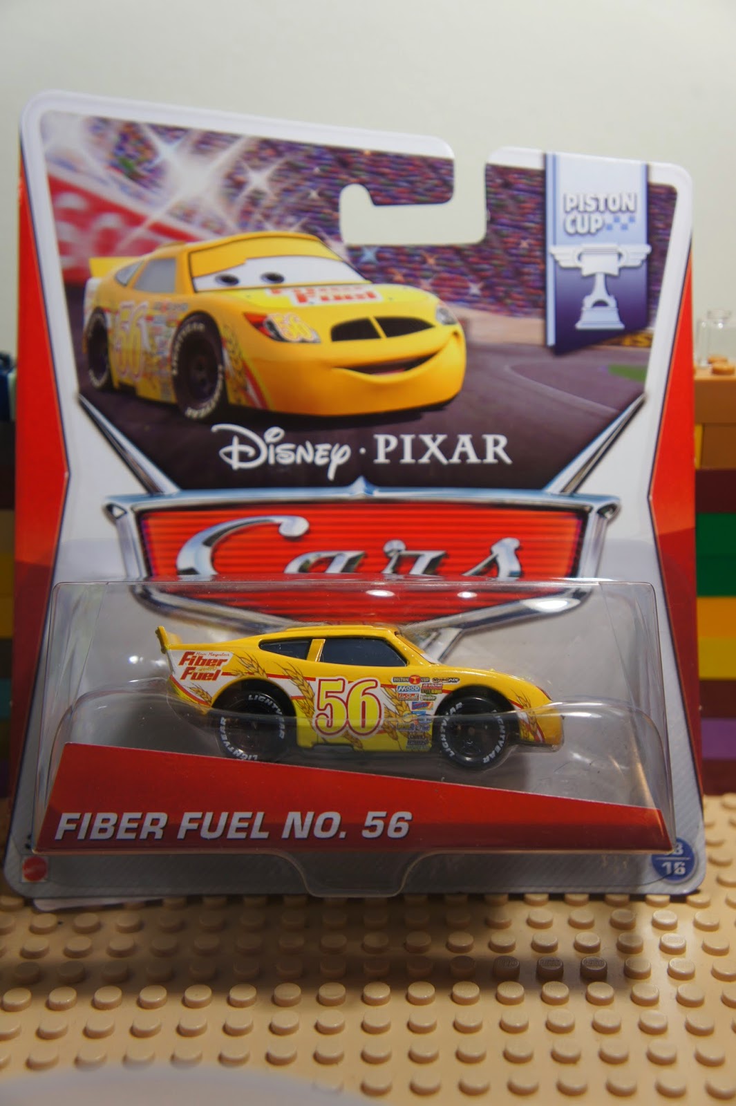 Disney Pixar Cars FIBER FUEL No. 56 Diecast Vehicle Piston Cup #13/10 ...