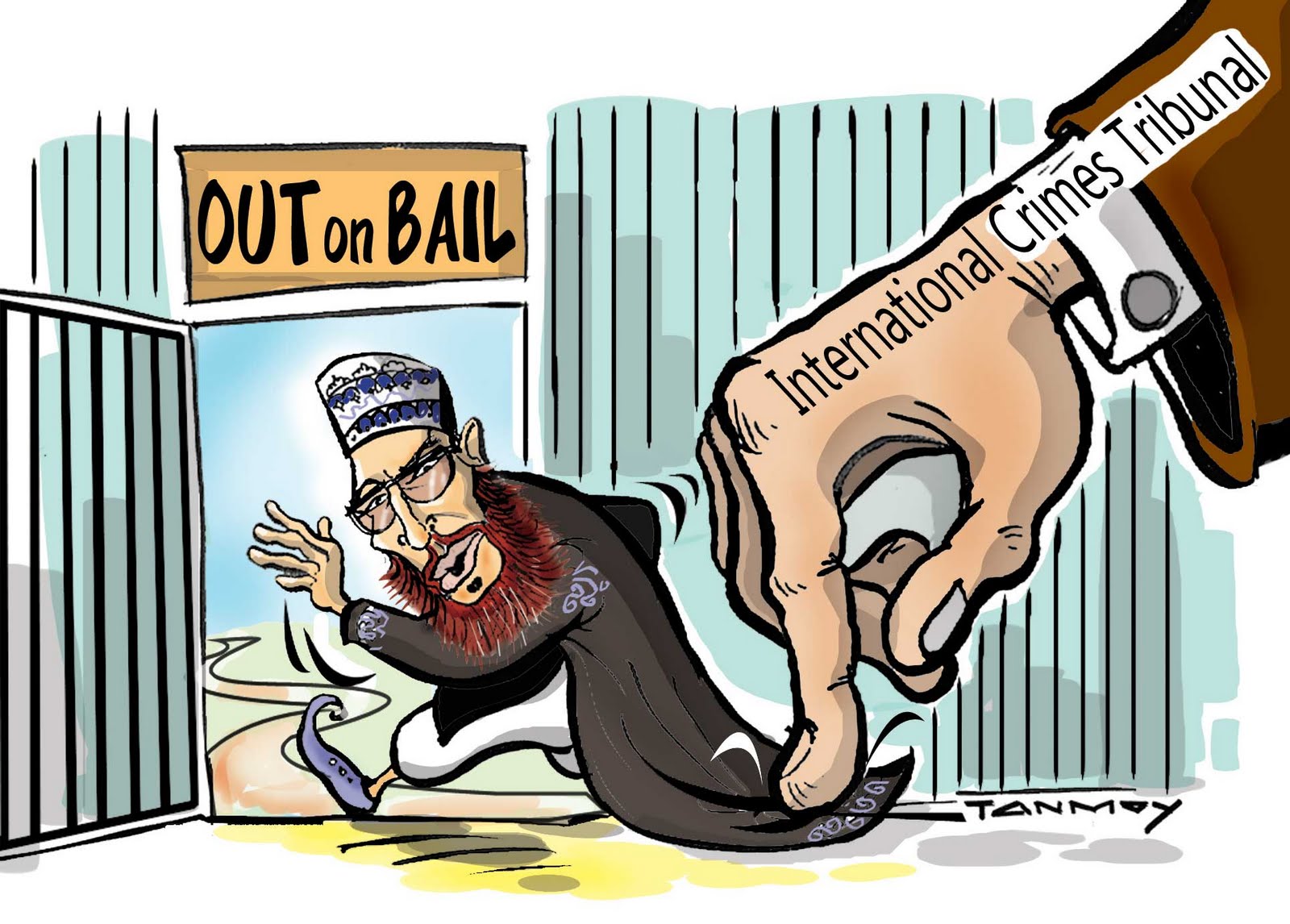 Tanmoy Cartoons: Editorial Cartoon: Sayedee’s bail petition rejected!