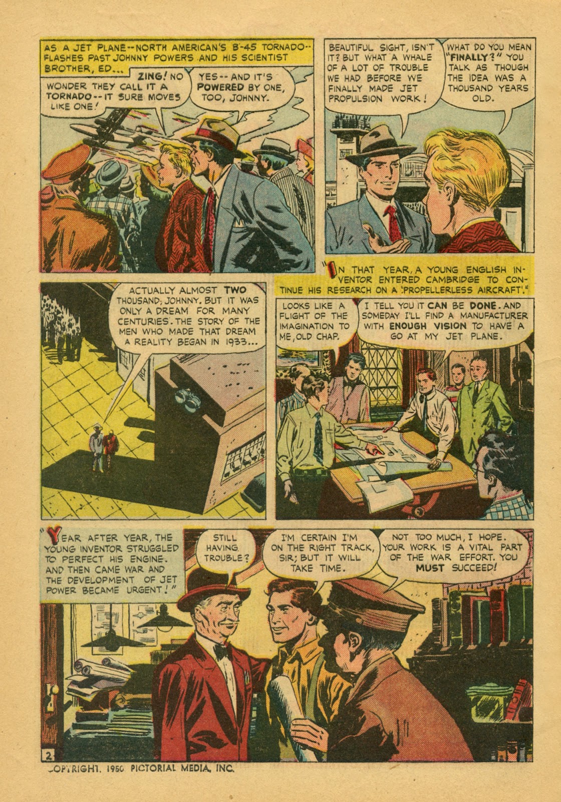 Adventures in Jet Power Comic Book, General Electric, 1950 - Airplanes ...