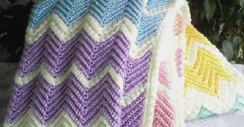 Beautiful Skills - Crochet Knitting Quilting : Rainbow Ripple Afghan ...