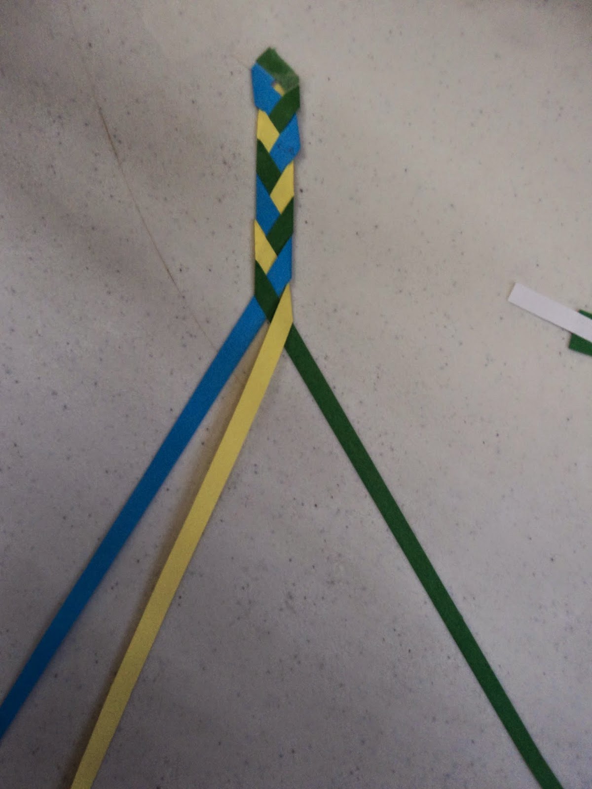 the Plain Professors: Braided Paper Bookmark Thingys