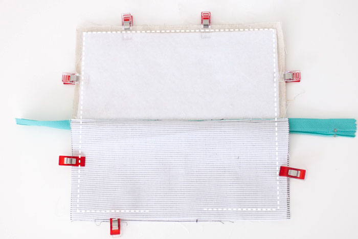 tutorial | patchwork zipper pouch / LBG STUDIO