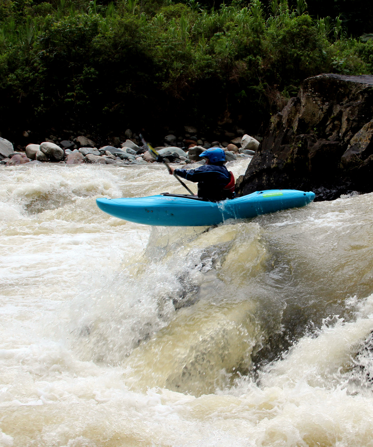Small World Adventures--Kayak Ecuador: Creeking Ecua-Style = big water ...