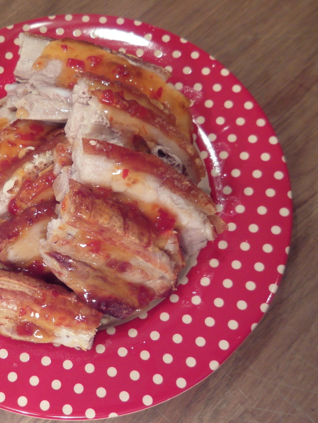 Nat ate.....: Sweet chilli pork belly