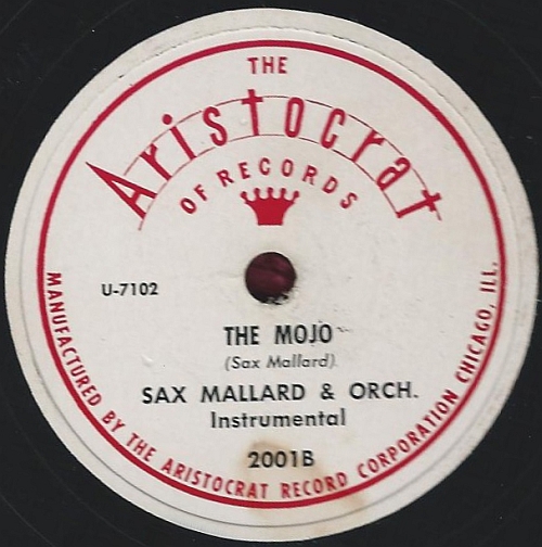 Be Bop Wino: Let's Love Again / The Mojo - Sax Mallard & Orch ...