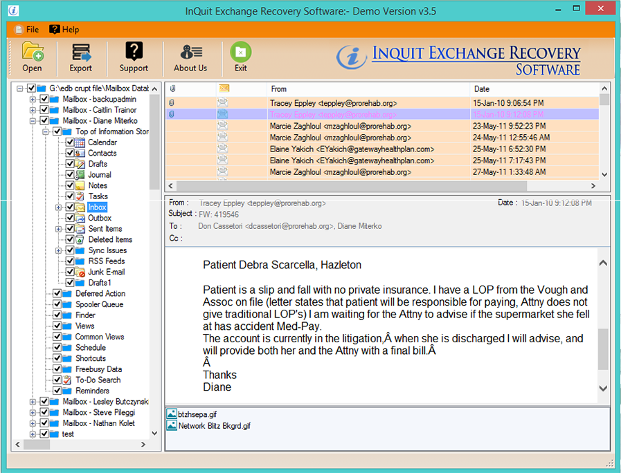 Exchange Server Recovery: Freeware Exchange Recovery Software to ...