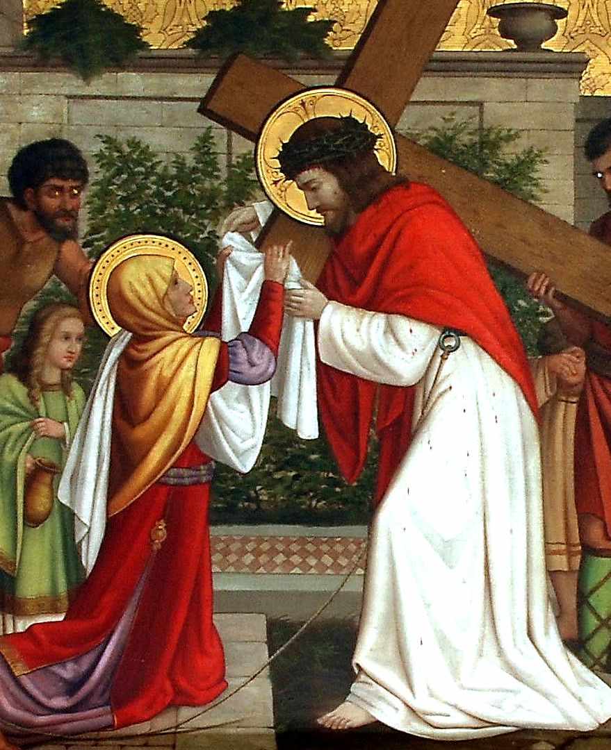 Portal Sursum Corda Via Sacra Vi Estação Verônica Enxuga O Rosto De