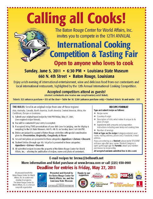 Bite and Booze: Baton Rouge Center for World Affairs Hosts an ...