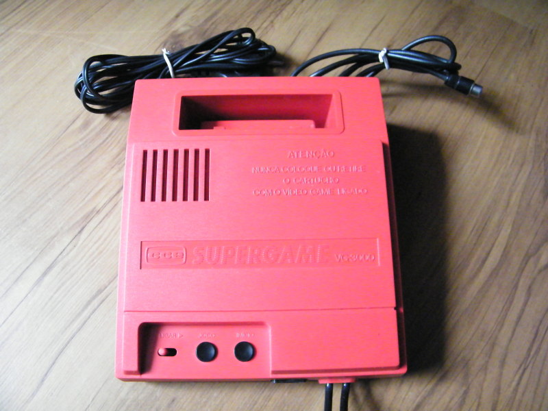 Brazilian Atari 2600 Clones: CCE Supergame VG-3000 Vermelho