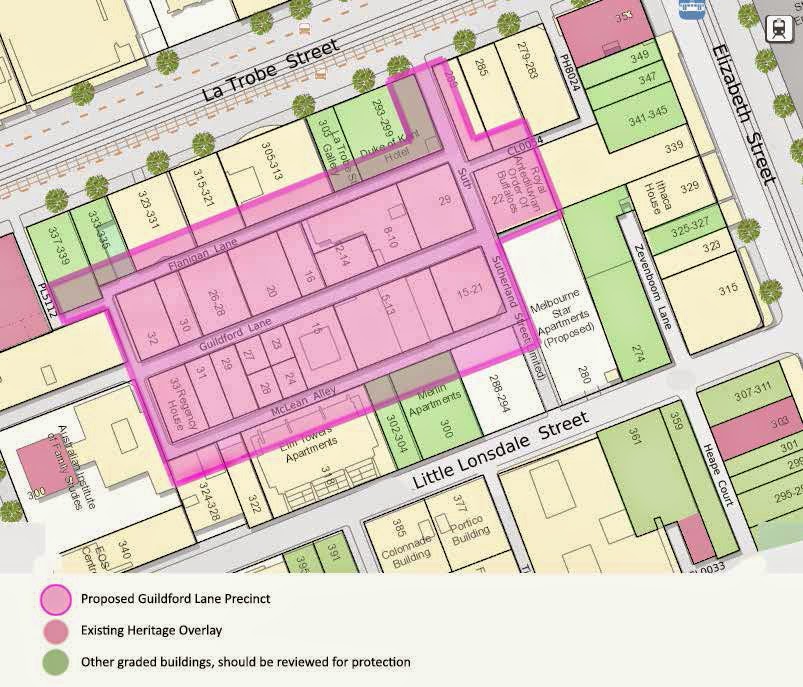 Industrial Melbourne: Guildford Lane, Melbourne CBD