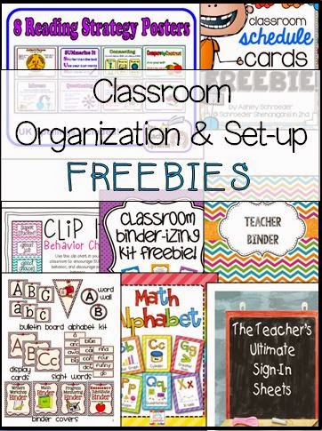 Freebie Friday - Get Set Up & Organized! - Mrs. Thompson's Treasures