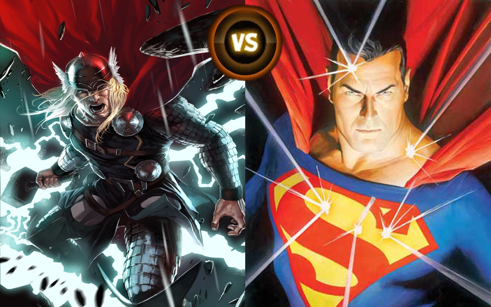 VS: ¿Quién Ganar? ¿THOR VS SUPERMAN?