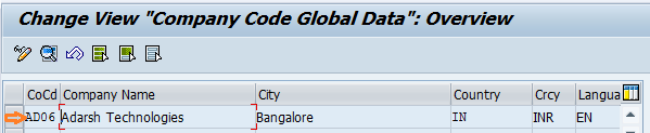 SAP FICO Central: Enter Global Parameters for Company Code OBY6