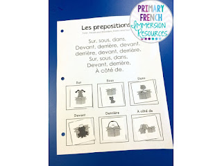 French homework duotangs - Primary French Immersion Resources