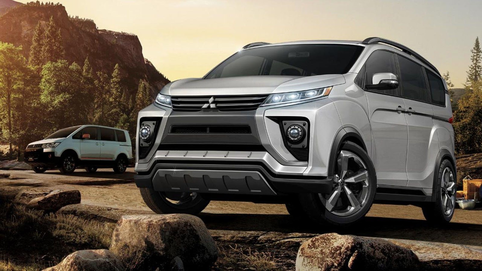 New Mitsubishi Delica Concept Leaks Before Tokyo Motor Show