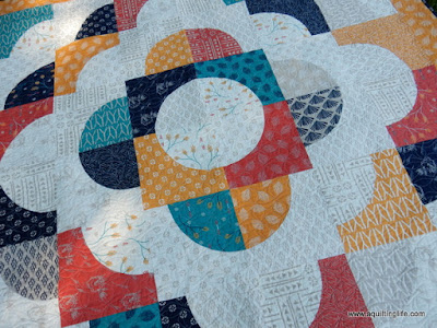 Curved Piecing and a Free Quilt Pattern | A Quilting Life - a quilt blog