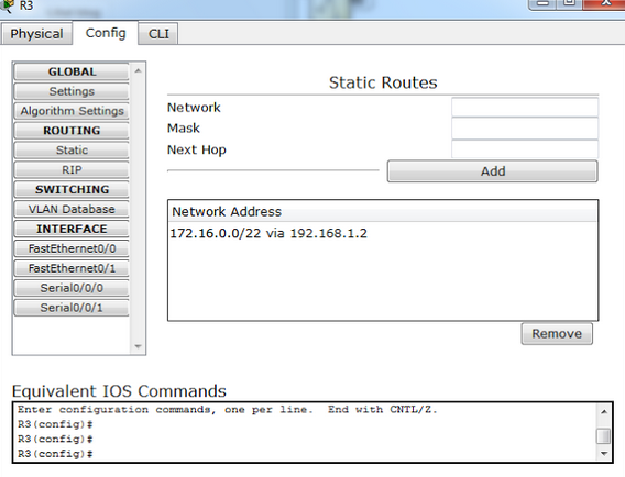 my blog: LAPORAN PRAKTIKUM 2.8.1 Basic Static Route Configuration Lab
