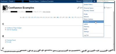 Confluence Plugins: Team Calendars