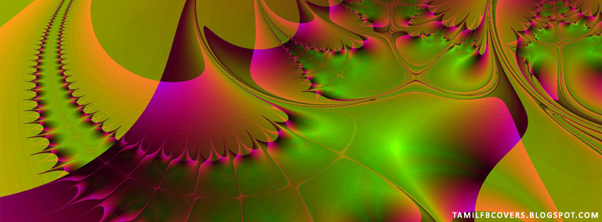 My India FB Covers: Colourful abstract - Abstract FB Cover