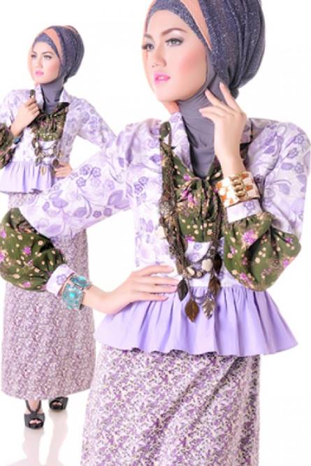 10 Model Baju Batik Muslim Remaja Desain Terbaru 2020
