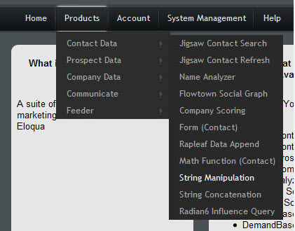 Eloqua Artisan: String Manipulation in Marketing Automation
