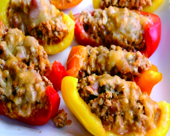 Skinny Bell Pepper Nacho Boats Healthy Recipe - This Family Healthy Recipes