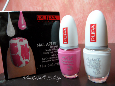 Review:NAIL ART KIT White & Pop Pink PUPA - PolvereDiStelle MakeUp