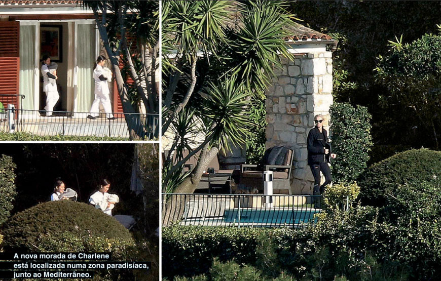 Princess Charlene of Monaco left the Palace