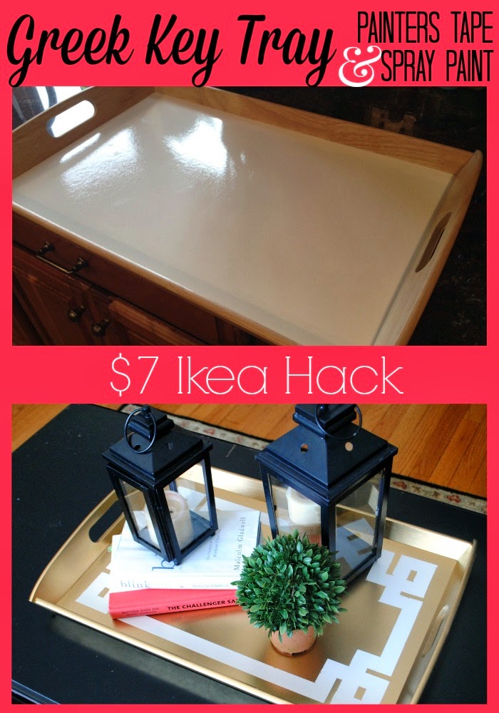 Two It Yourself: DIY Greek Key Tray Makeover (Ikea Hack)
