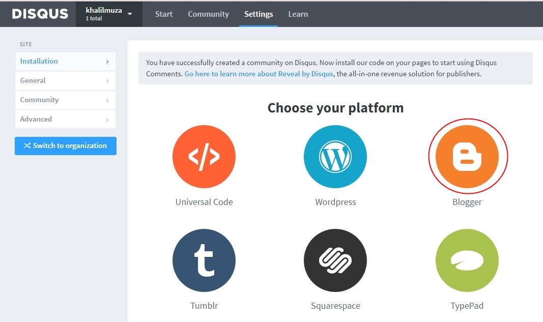 Cara Cepat Memasang Komentar Disqus di Blogger - MOGJA
