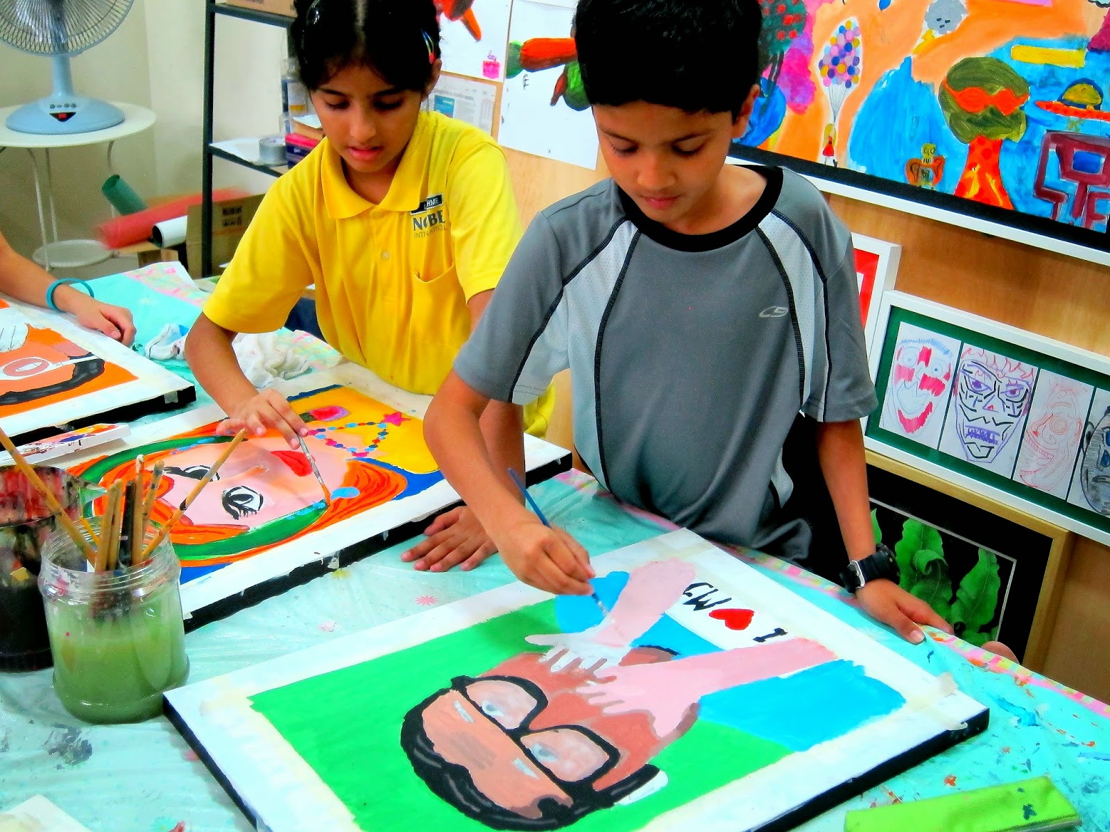 The Drama Workshop: Art Club Projects 2014