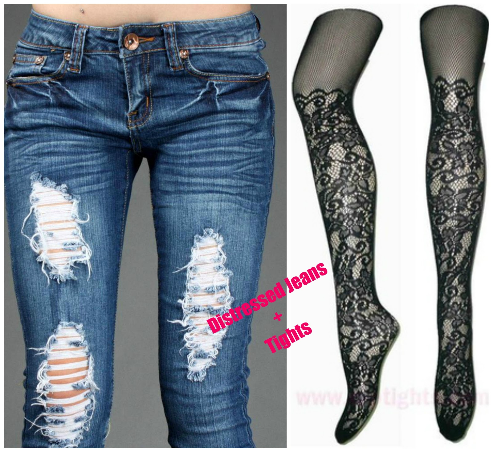 Ali's Fashion Sense: Lace Under Distress