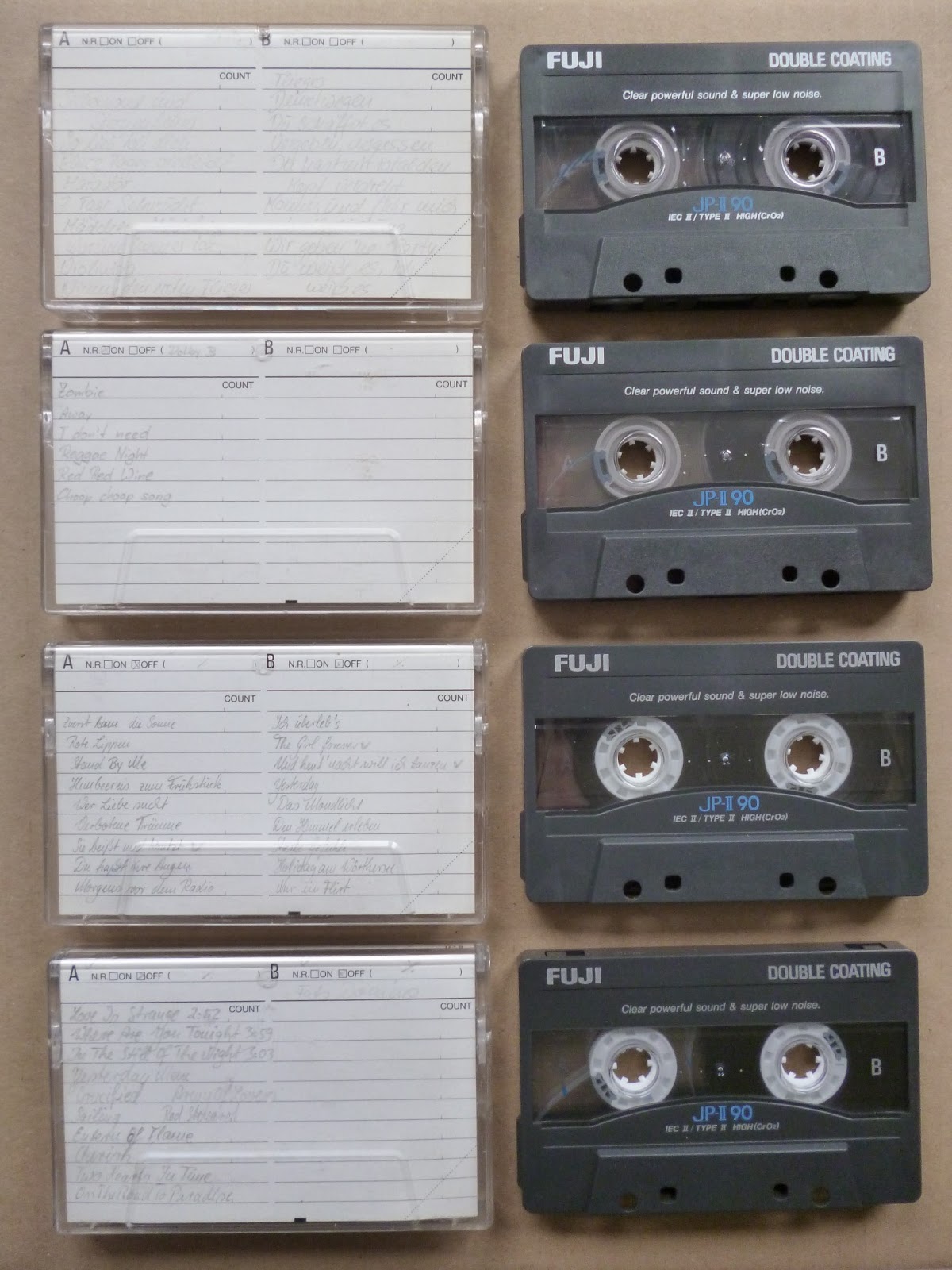 Musikkassetten : FUJI JP-II 90 Minuten * Audiokassetten * Leerkassetten ...