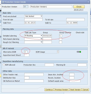 Implement SAP: Production version in MRP4