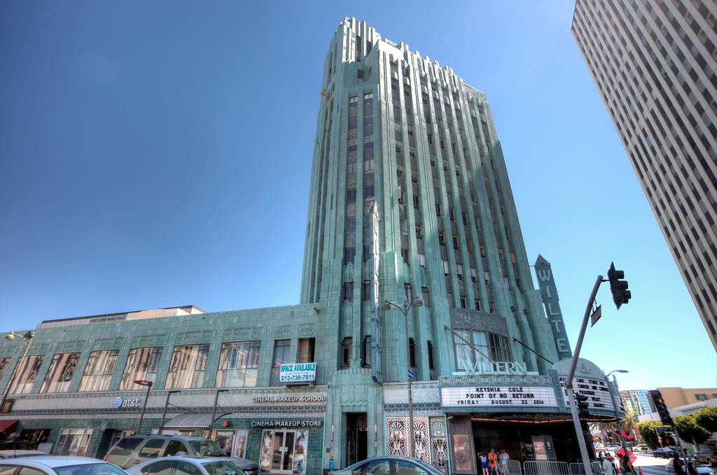 Los Angeles Theatres: Wiltern Theatre: history + exterior views