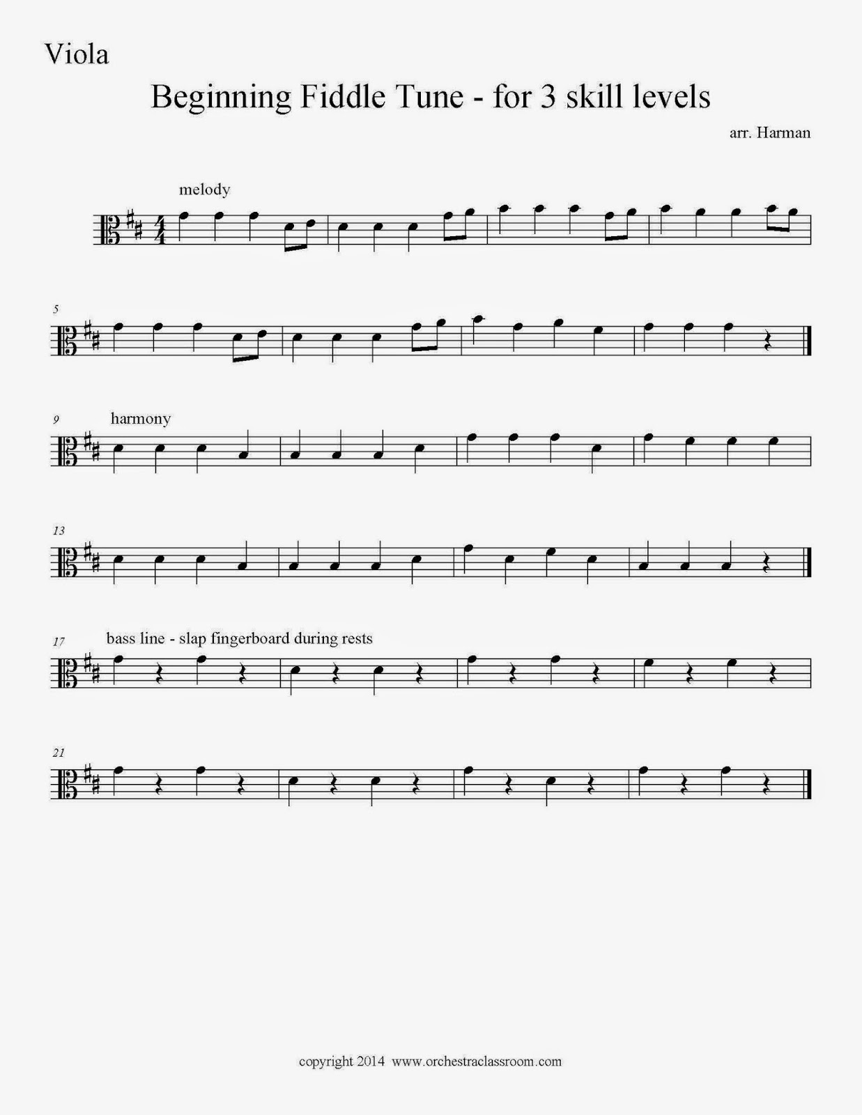 Orchestra Classroom: Now available for download - Fiddle Tune for Beginners
