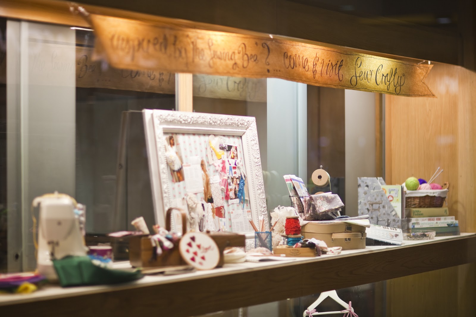 Live it . Love it . Make it.: Love it: Sew Crafty Window Display Special