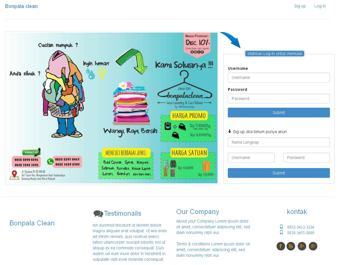 Download Gratis Source Code Aplikasi Laundry Berbasis Web Dengan Php Ajax Dan Mysqli Codepun