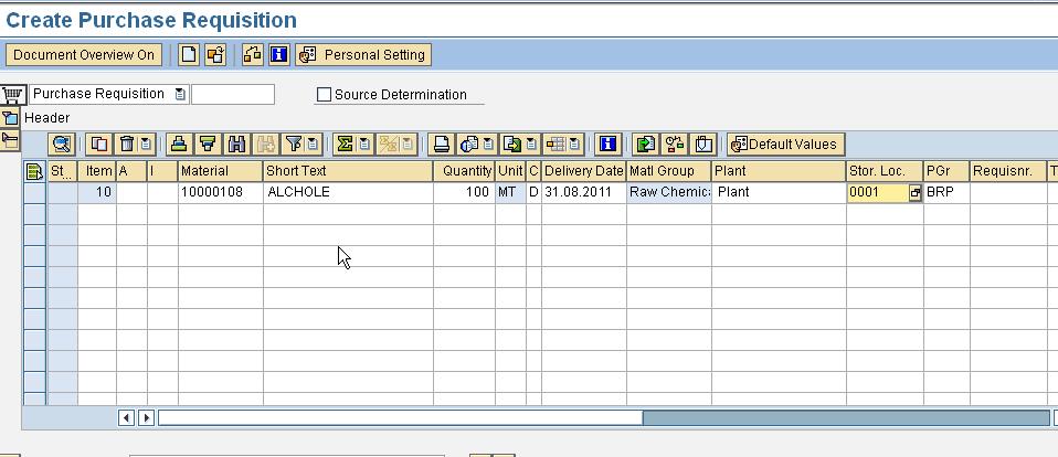 How to Create Purchase Requisition in SAP MM - T Code - ME51N
