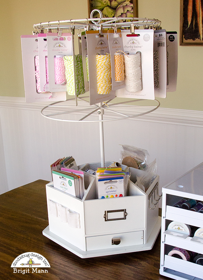 Carousel For Craft Storage