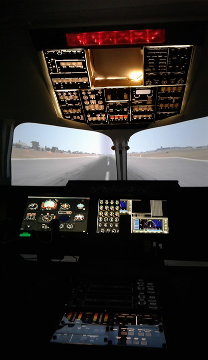 BAE 146 - Home Built Flight Sim: Using Warping Software on Surround ...