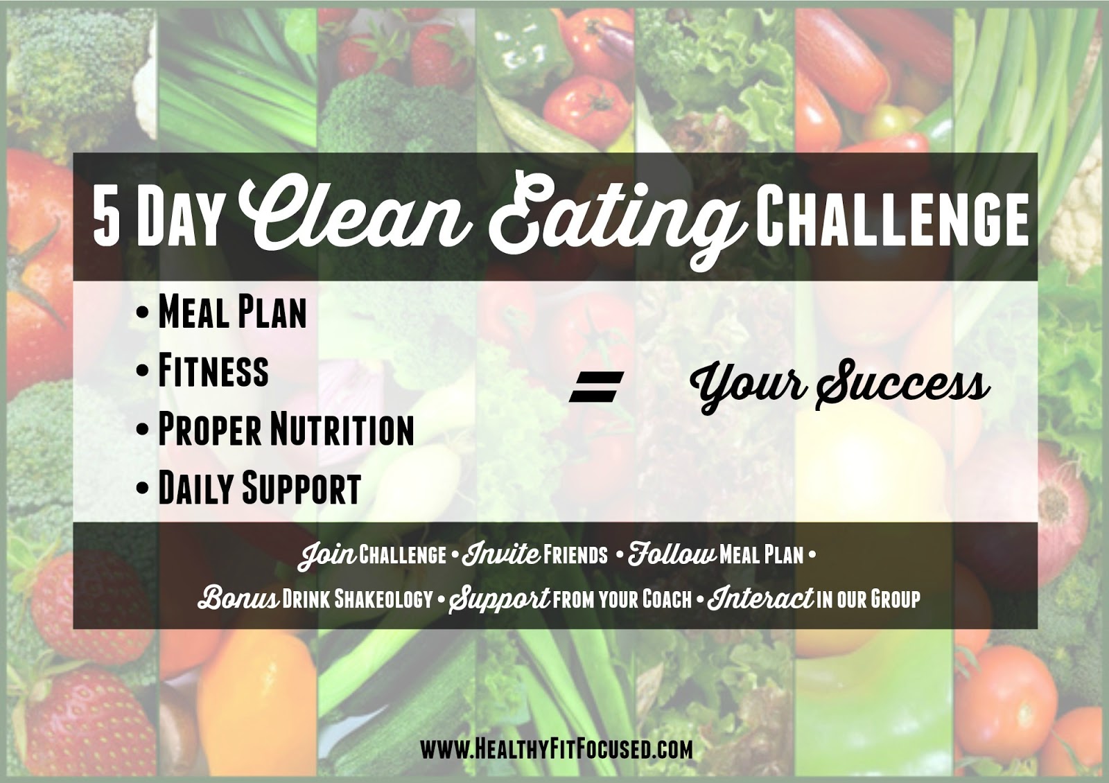 Healthy, Fit, and Focused: FIT for FALL - 5 Day Free Clean Eating Challenge