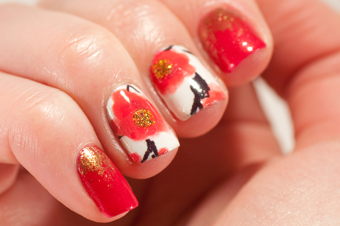 Red Poppy Nails - May contain traces of polish
