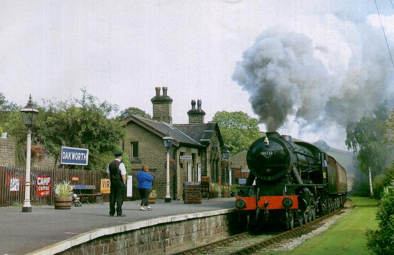 Steam Memories: KWVR Oakworth and Stanier 2 8 0