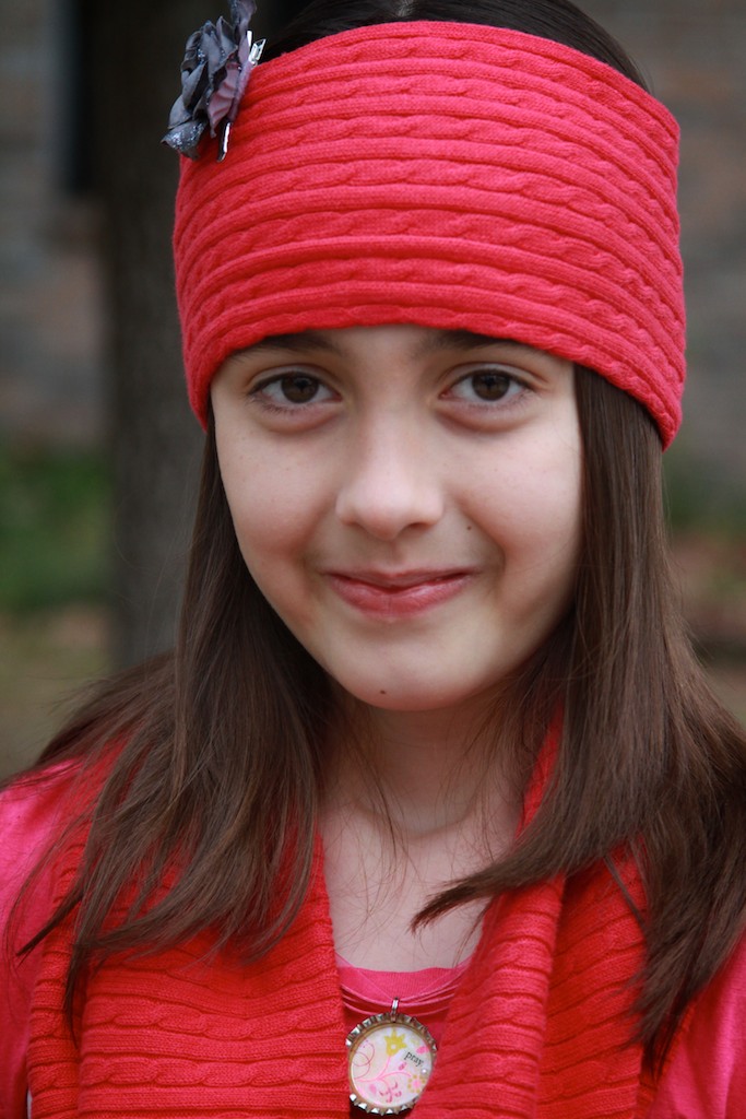 Sewing With Trudy: Recycled Sweater Head Wrap and Cowl Scarf