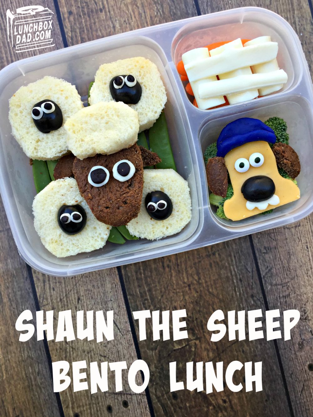 Lunchbox Dad: How to Make a Shaun the Sheep Lunch
