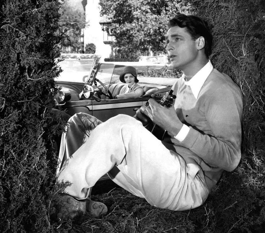 my new plaid pants: Gratuitous Charles Farrell