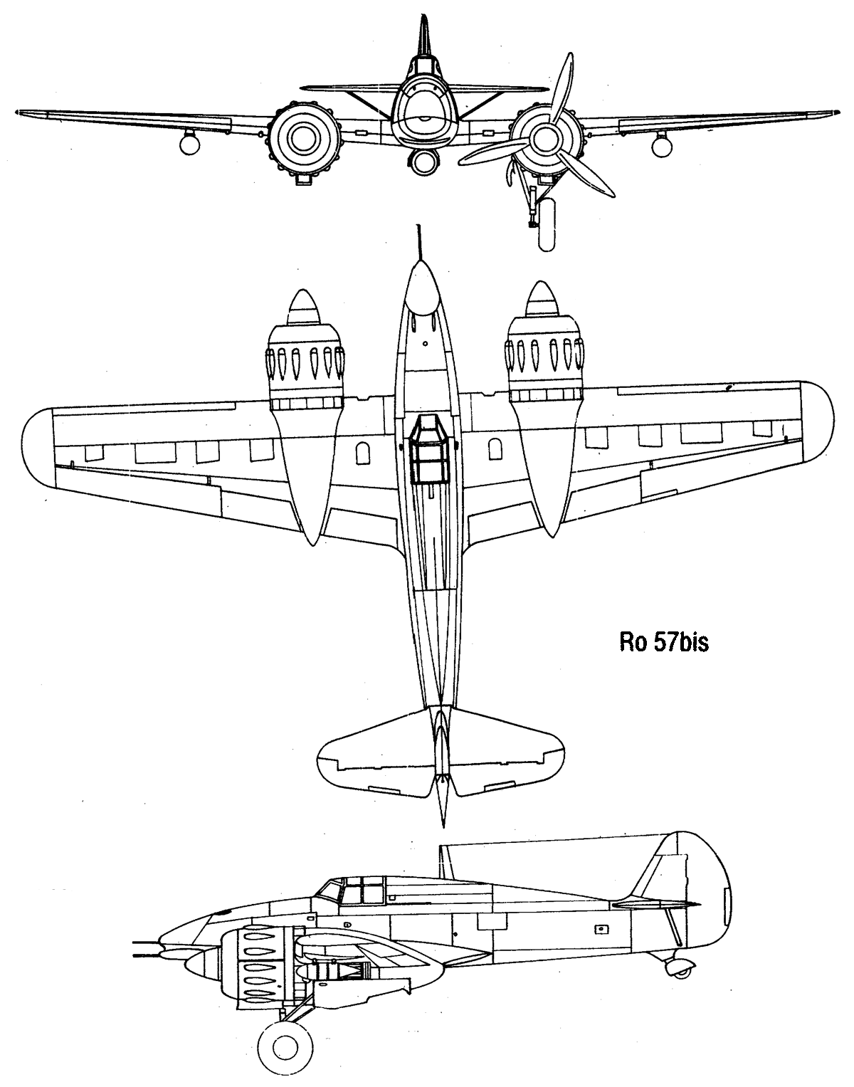 Italian Aircraft of WWII: IMAM Ro.57