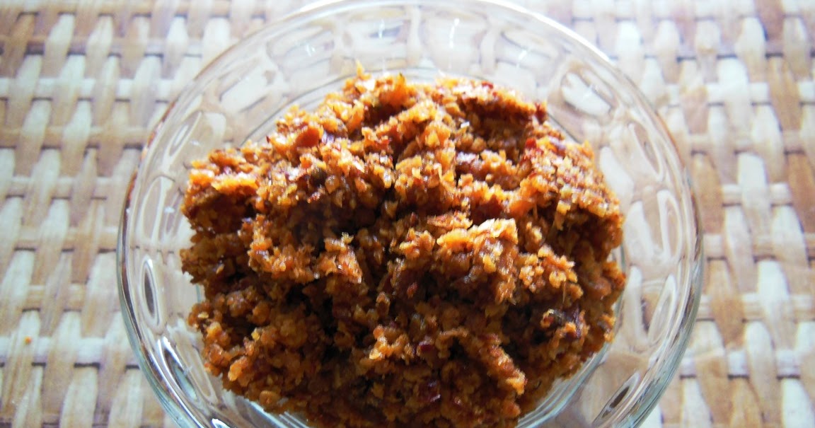 Chumkie's Kitchen : Burmese Dry Balachaung - Dried Shrimp Condiment